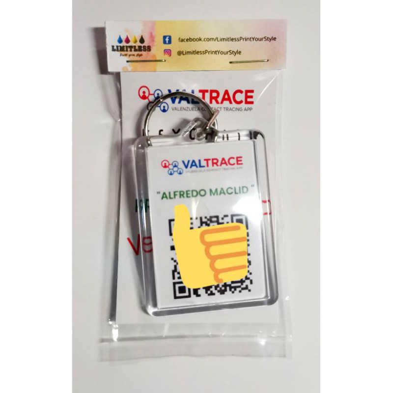 MANDATRACK Pasig Pass Valtrace Antipolo Taytay QR code Keychain presyo ₱15