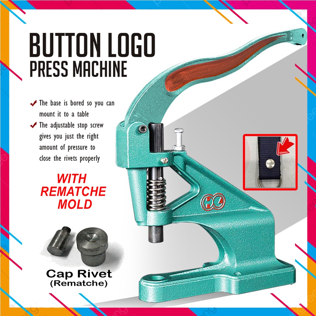 BUTTON LOCK / REMATCHE HAND PRESS MACHINE HEAVY DUTY | Shopee Philippines