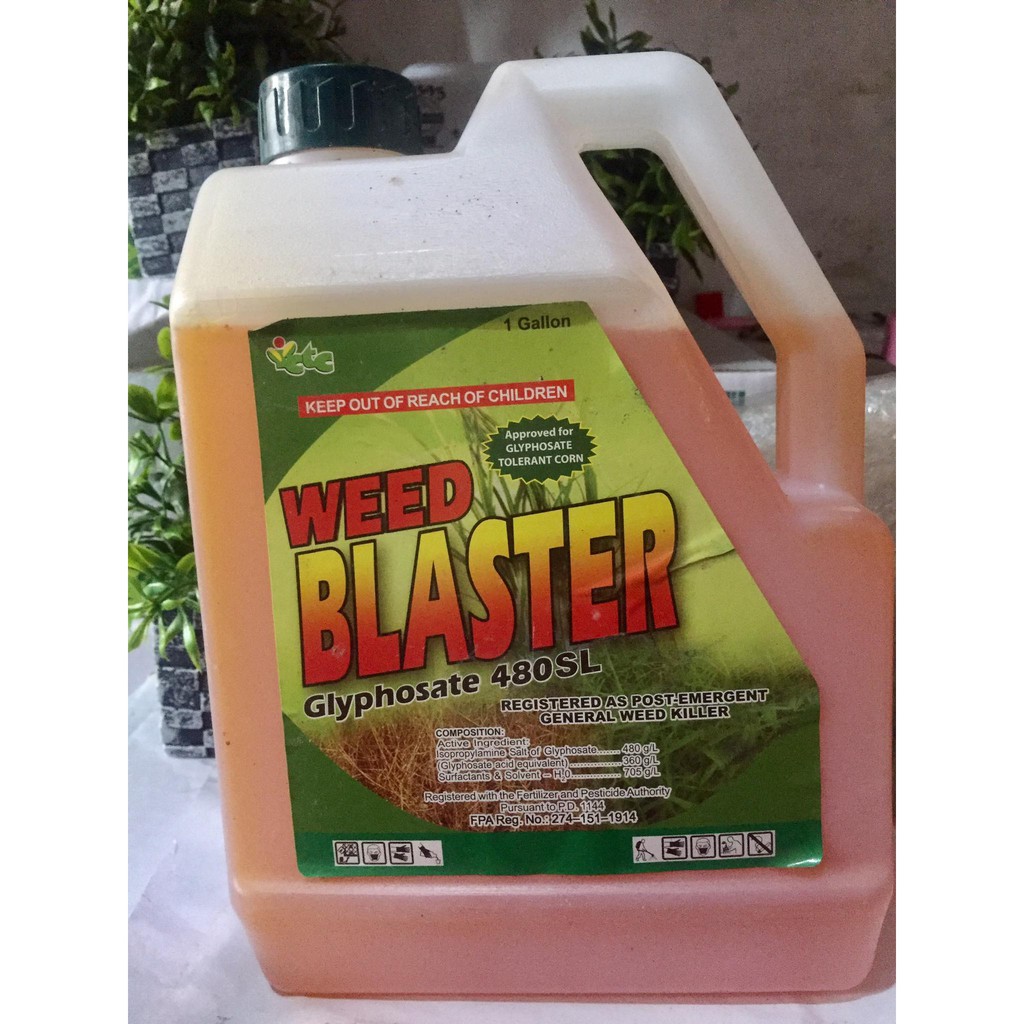 Weed Blaster 480 SL 1gallon | Shopee Philippines