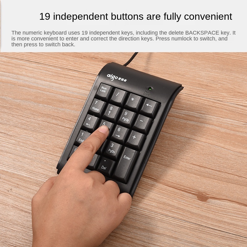 Laptop Digital Keyboard External Mini Keyboard Ultra Thin Financial ...