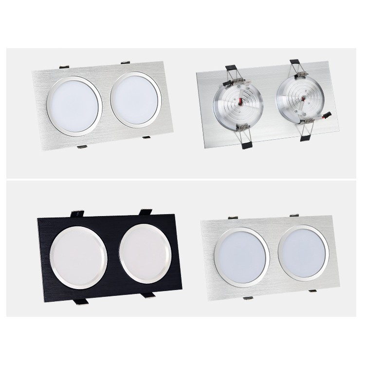 Square Dimmable Downlight 6W/10W//14W/24W/18W LED Downlight AC85-265V ...
