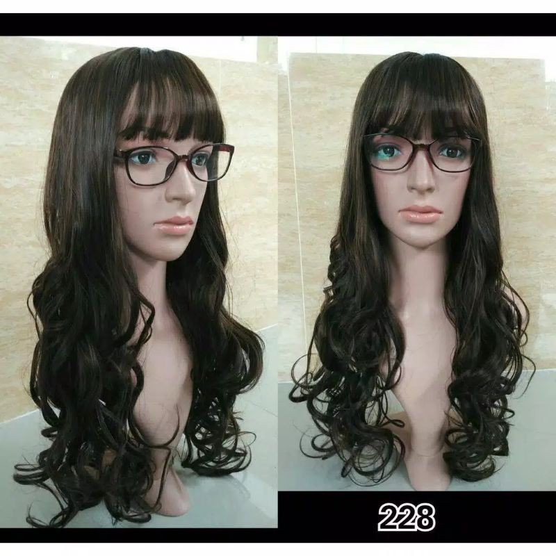 Latest Korean Wig Model curly Long | Shopee Philippines