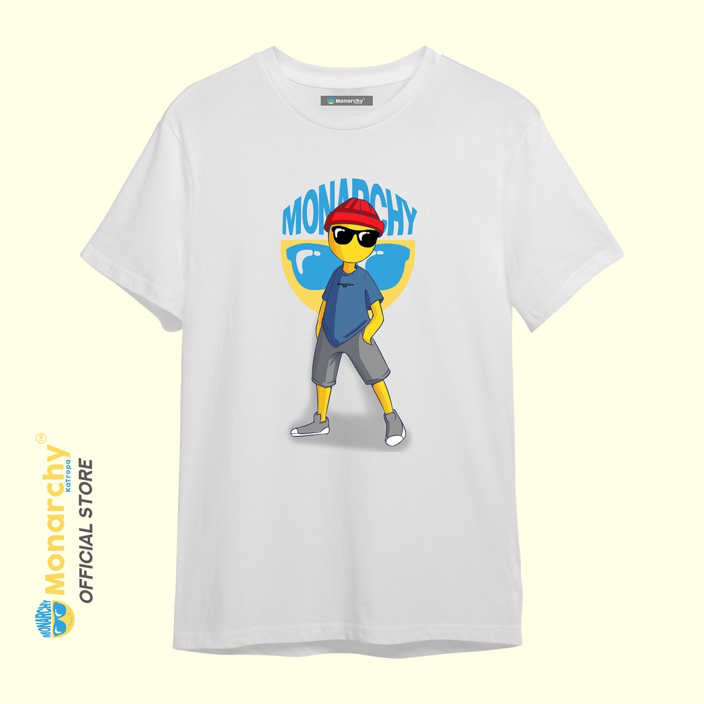Monarchy Official Logo Tees Vol. 3 In Beanie And Glass Men's T-Shirt ...