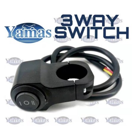 UNIVERSAL MOTORCYCLE 3 WAY SWITCH CLAMP STYLE TO HANDLE BAR | Shopee ...