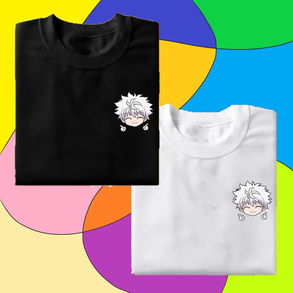 T-shirt Clothing Killua Zoldyck Head Design Cotton (4 Size S, M, L, XL ...