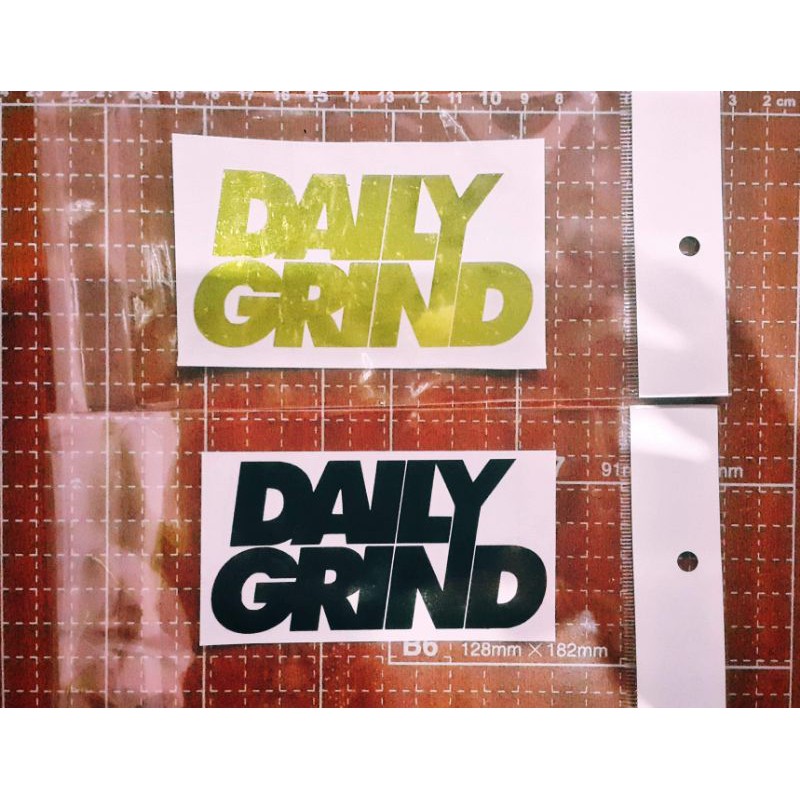 Daily Grind Sticker Decals | Shopee Philippines