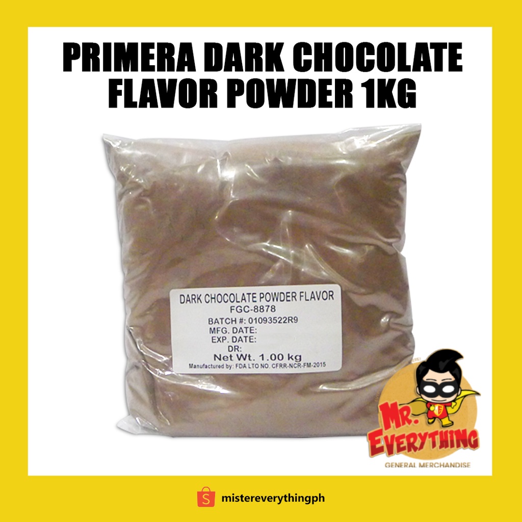 Primera Dark Chocolate Flavor Powder 1kg | Shopee Philippines