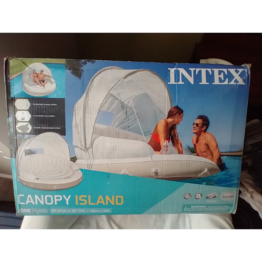 Intex Water Float Canopy Island NewUSA | Shopee Philippines
