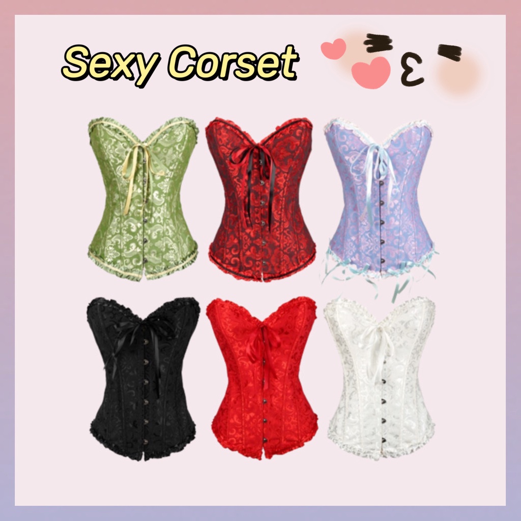 [k Island] Sexy Palace Corset Tighten Belly Lift Breasts Gather Body