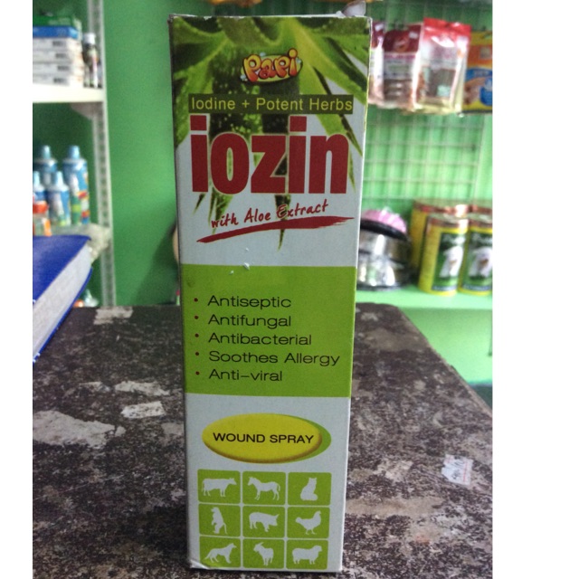 Papi Iozin Wound Spray with Aloe Extract 120ml | Shopee Philippines Papi Iozin Wound Spray with Aloe Extract 120ml | Shopee Philippines