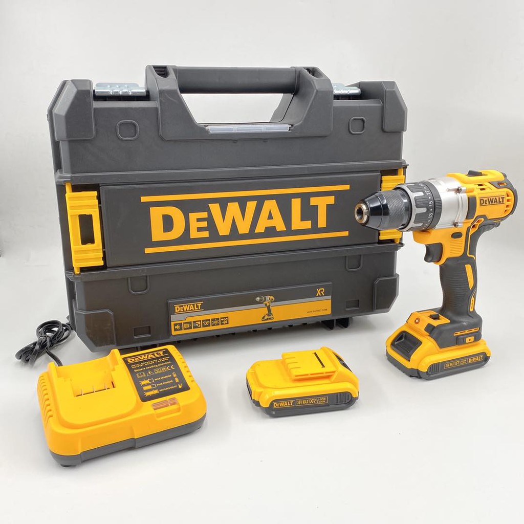 DeWALT 36V Brushless Cordless Battery Drill 2pcs Batteries 2.6Ah ...