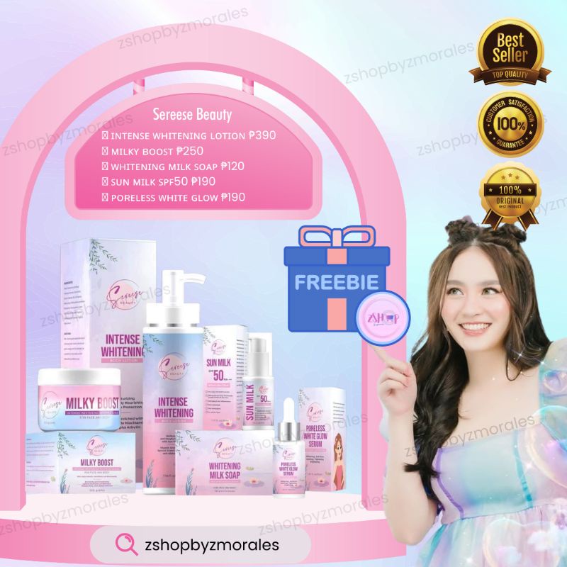 Sereese Beauty (Lotion, Sunmilk, Milk Soap, Milky Boost, PWG) | Shopee ...