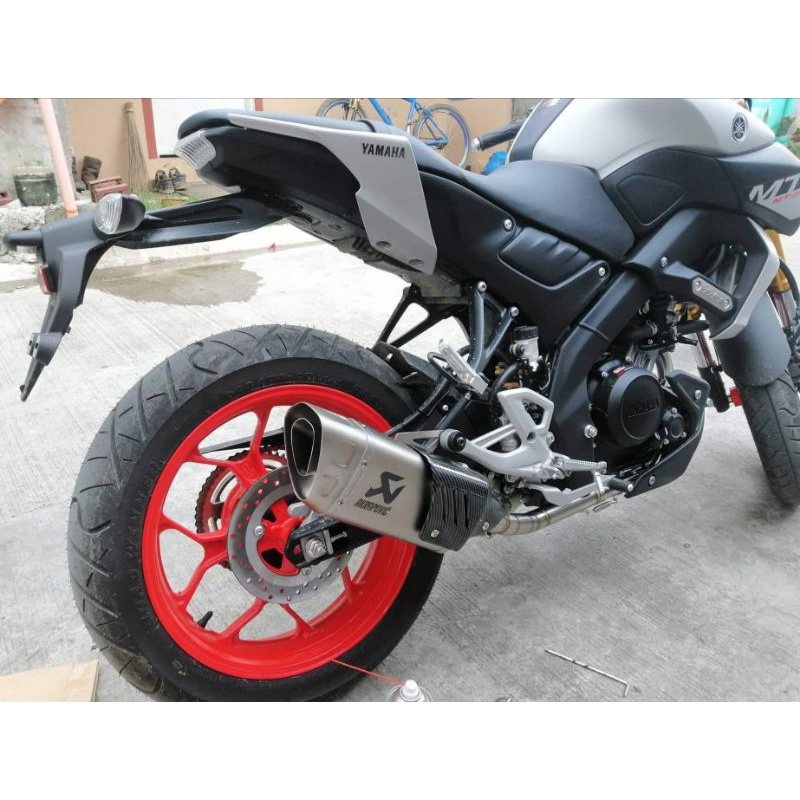Yamaha MT-15 Akrapovic M1 Full Exhaust System | Shopee Philippines