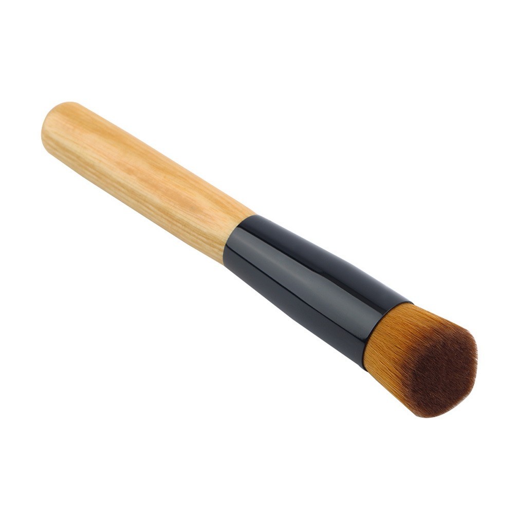 Professional Soft Fiber Angled Flat Top Foundation Powder Brush ...