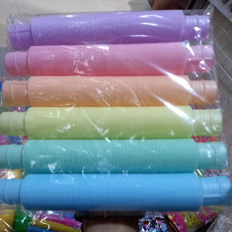6 pcs pastel color medium fidget pop tube (WALANG ILAW) | Shopee ...