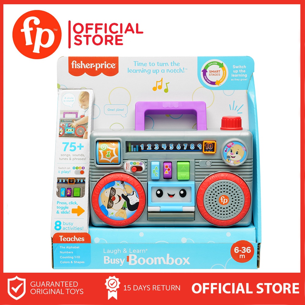 Fisher-Price Laugh & Learn Busy Boombox | Shopee Philippines
