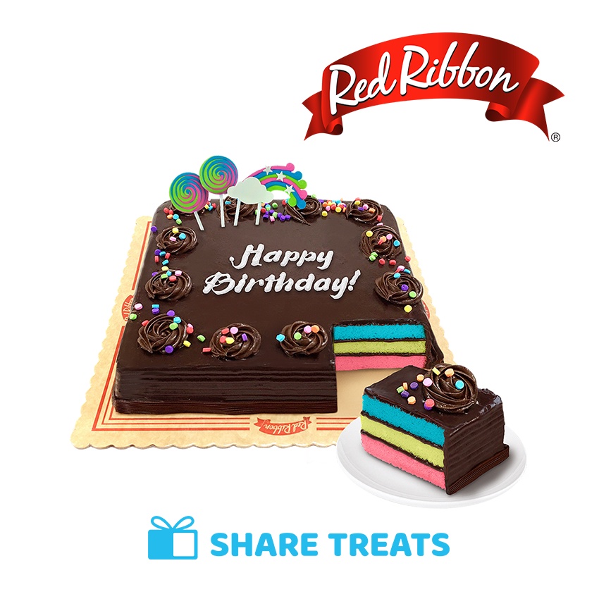 Dedication Cake Red Ribbon