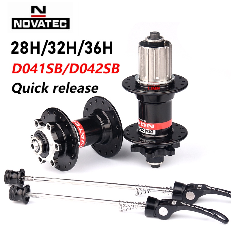 Novatec Hub D041SB D042SB Mountain Bike Disc Card Brake 28/32/36 Holes ...