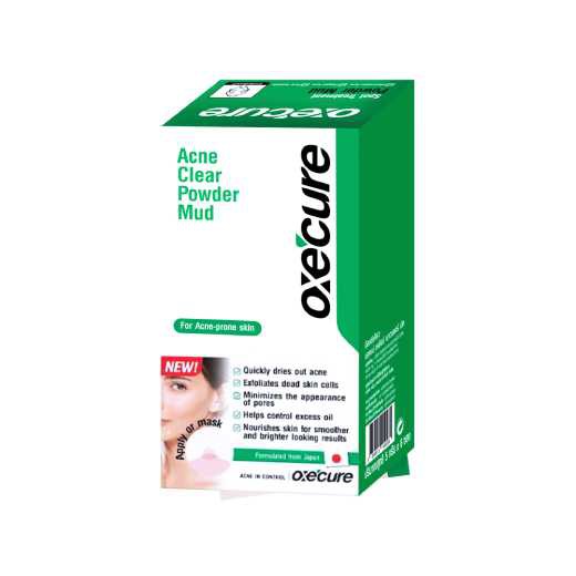 Oxecure Acne Clear Powder Mud 6 x 5g | Shopee Philippines