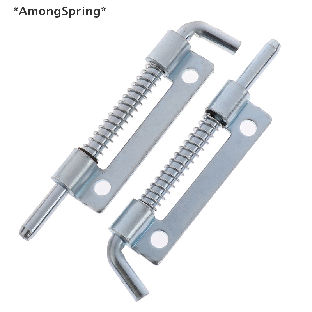 AmongSpring> 1Pcs Metal Lock Barrel Bolt Spring Loaded Latch 3.54" Long ...