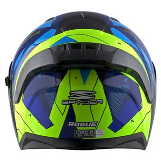 Spyder Full-Face Helmet ROGUE GD Series 1 (FREE CLEAR VISOR) | Shopee ...