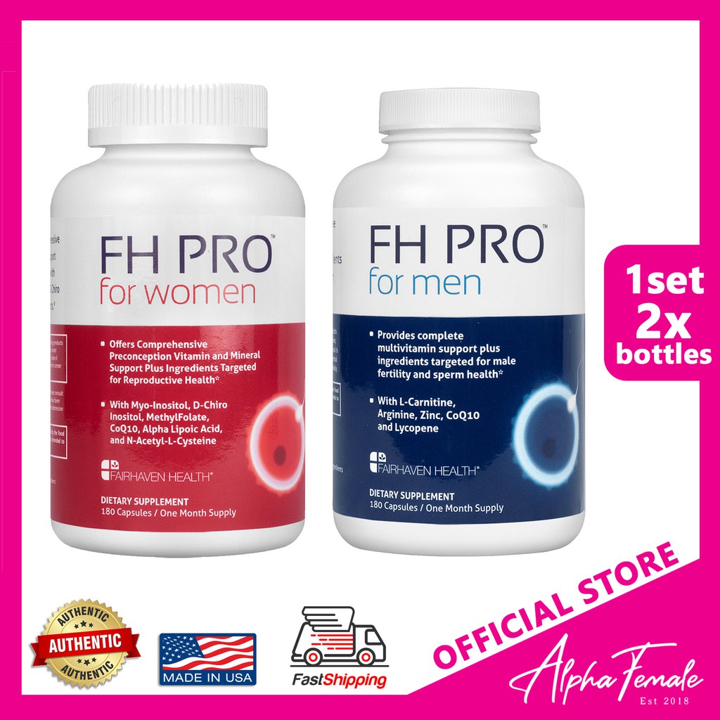 Fairhaven Health FH Pro for Women & Men, Clinical-Grade Fertility ...