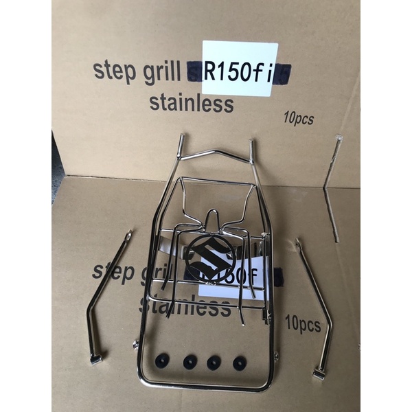 step grill stainless 202 for raider150 carb/raider150 fi/smash115 ...