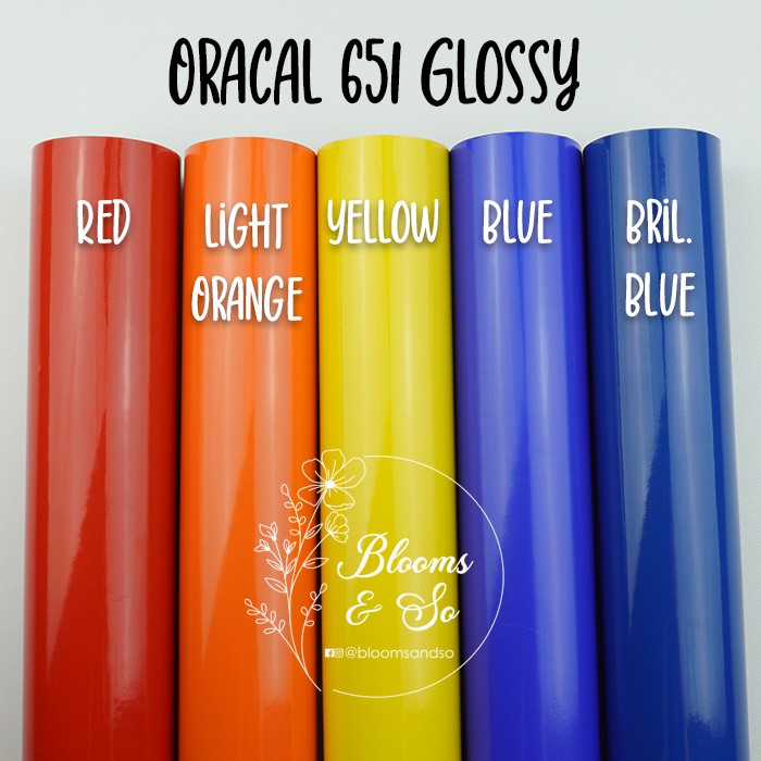 Oracal 651 Glossy Sticker Vinyl (12x24") | Shopee Philippines