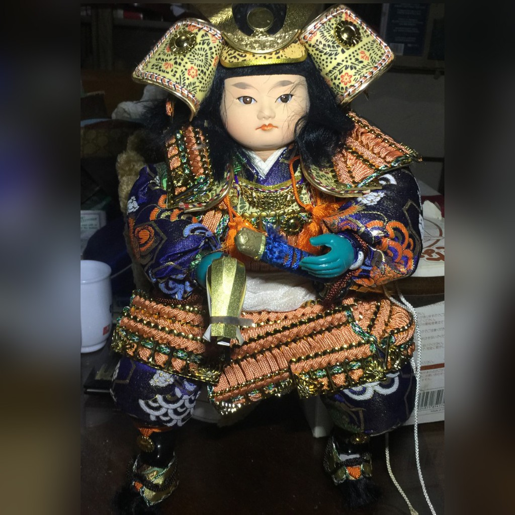 Sculpture Samurai doll figurine sword 9 inch Art & Collectibles ...