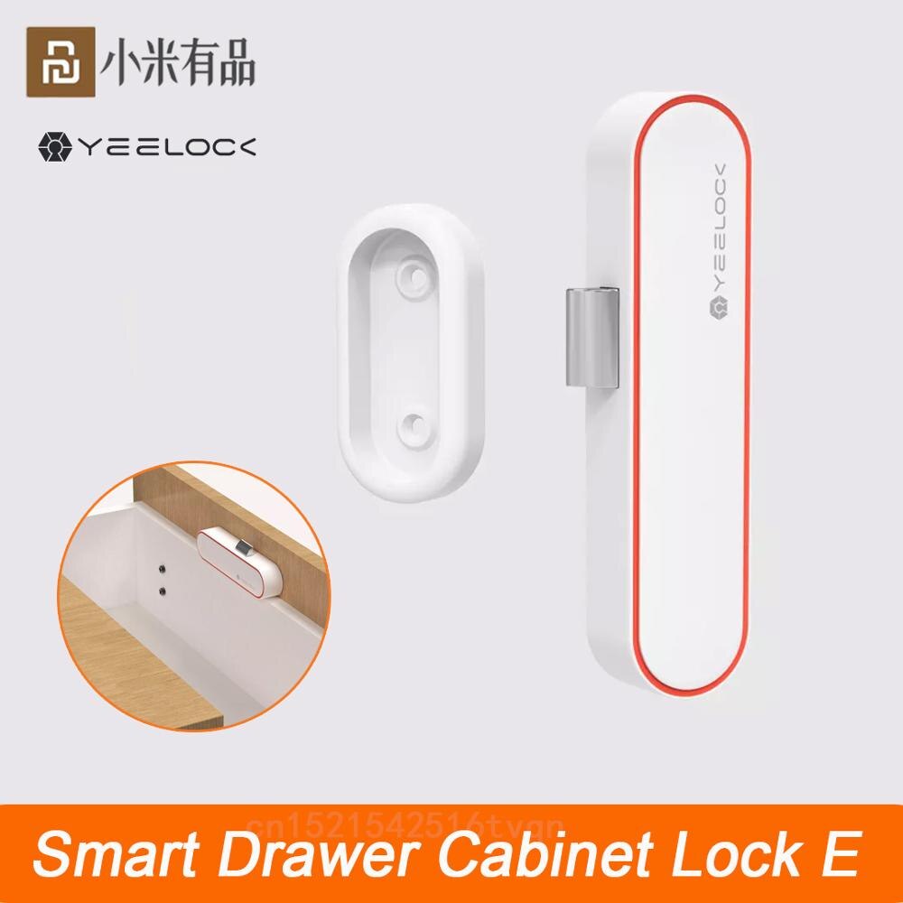 Xiaomi YEELOCK Smart Drawer Cabinet Lock E Keyless Bluetooth APP Unlock ...