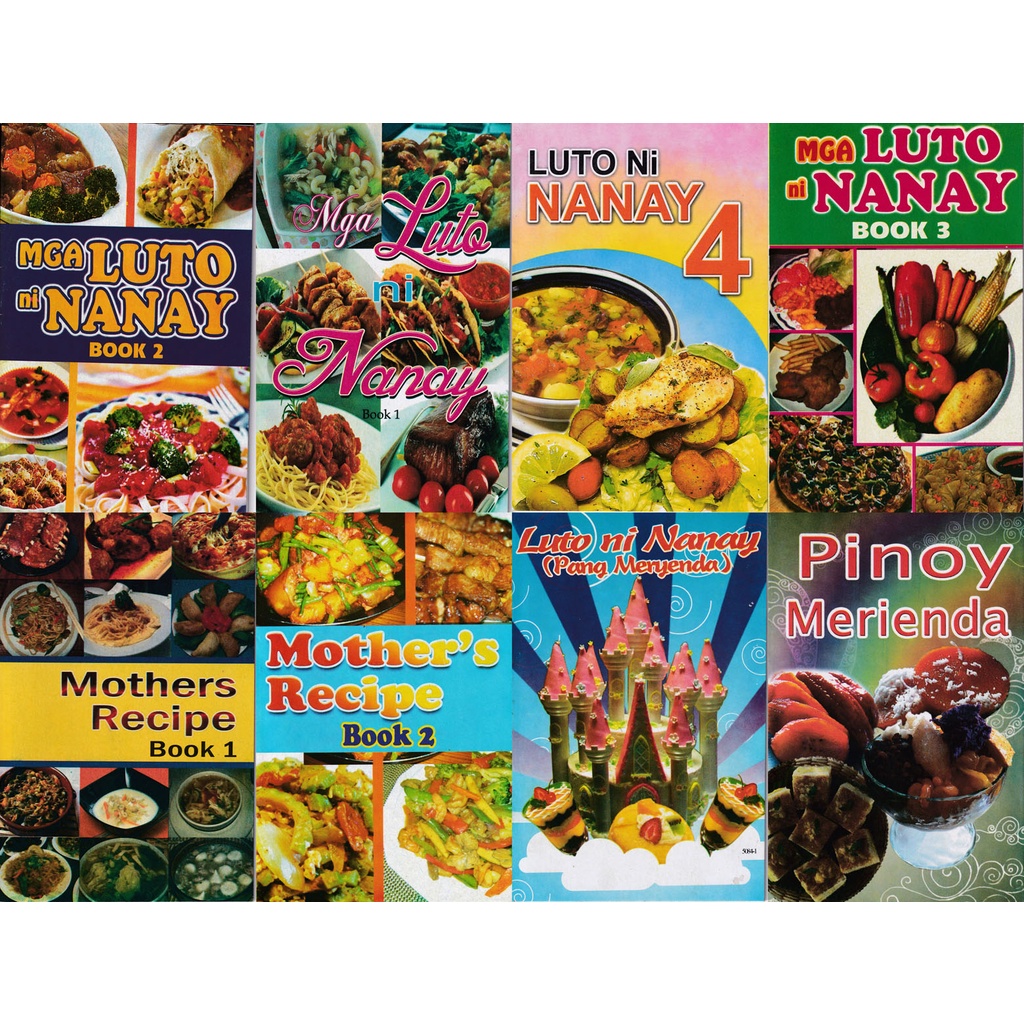 Recipe Book Mga Luto Ni Nanay , Pinoy Miryenda , Mothers Recipe , Cook Book , Gabay Sa Pagluto ...