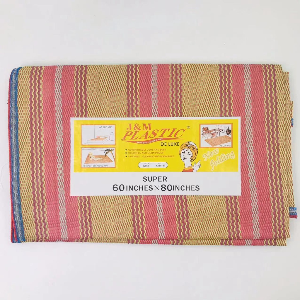 Cool Synthetic Flexible Plastic Mat / Banig for Indoor and Ourdoor Use ...