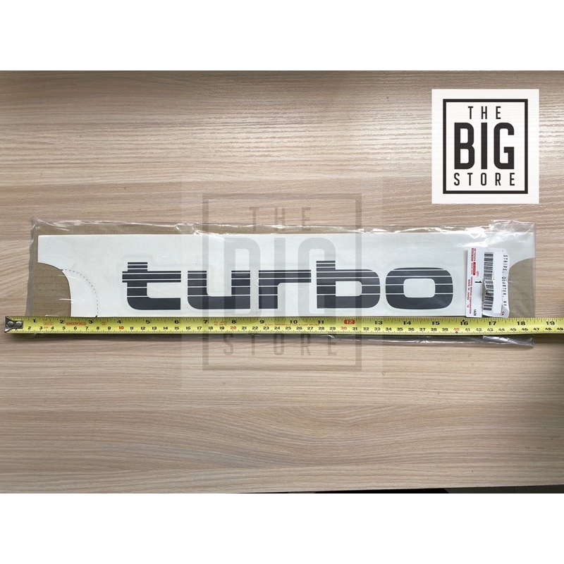 Original Toyota TURBO decal for Land Cruiser 80 series LC80 Genuine ...