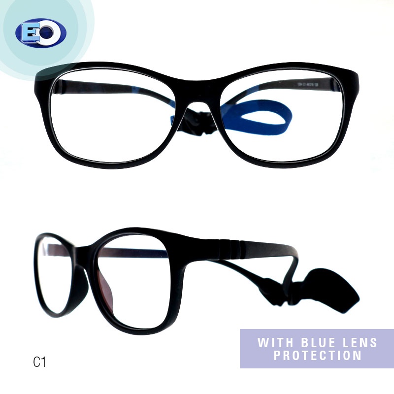 EO Viseo Kids Frame 1254 Non-graded Anti-Radiation Eyeglasses for Kids ...