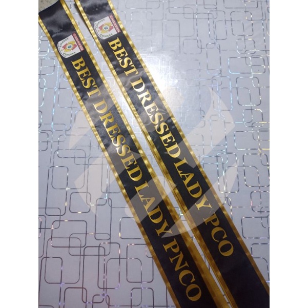Customized Event Sash with Lining | Shopee Philippines