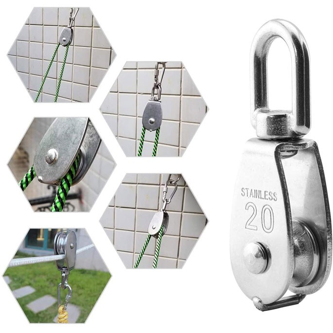 Mini SINGLE M50 Swivel Pulley Stainless Steel Wheel - Manila Store