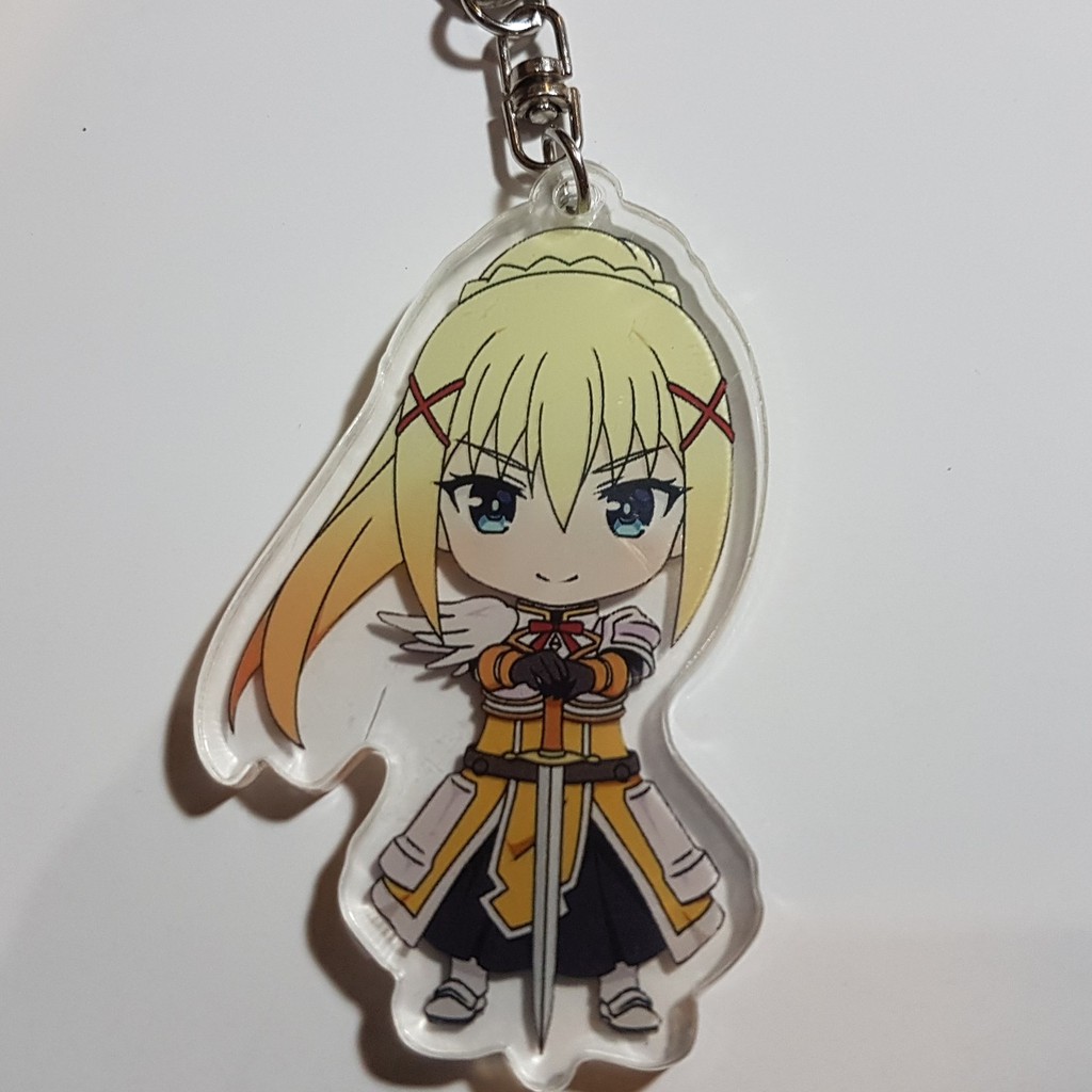 Konosuba Anime Premium Acrylic Keychain ( Megumin , Aqua , Darkness ...