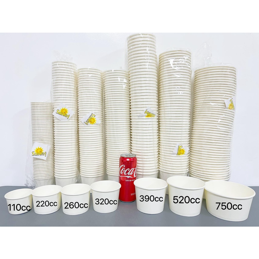 50pcs paper bowl Environmentally friendly food grade/Disposable ...