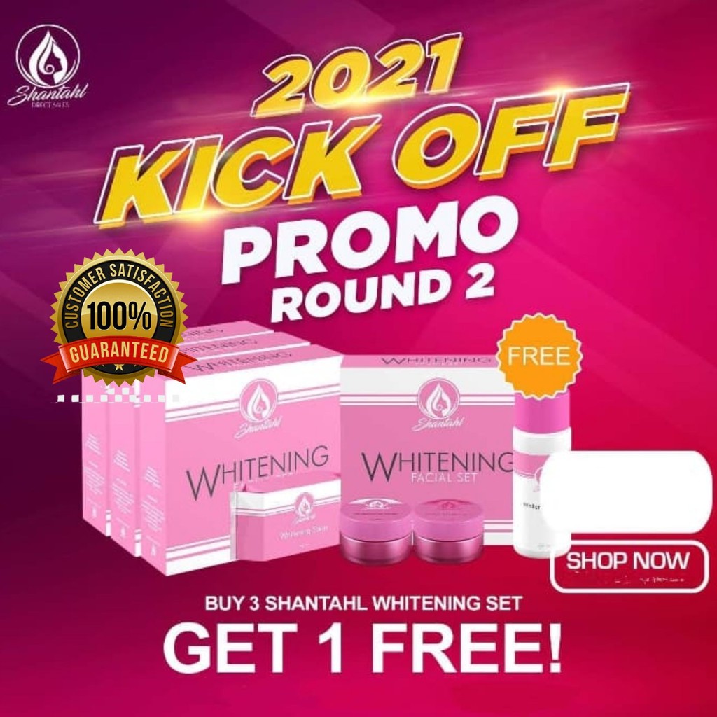 100% Authentic 2021 PROMO Shantahl Whitening Set (BUY 3 + GET 1 FREE ...