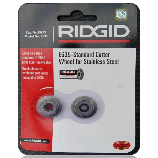 Ridgid Standard Cutter Wheel for Stainless Steel (E-635) for 35S / 65S ...