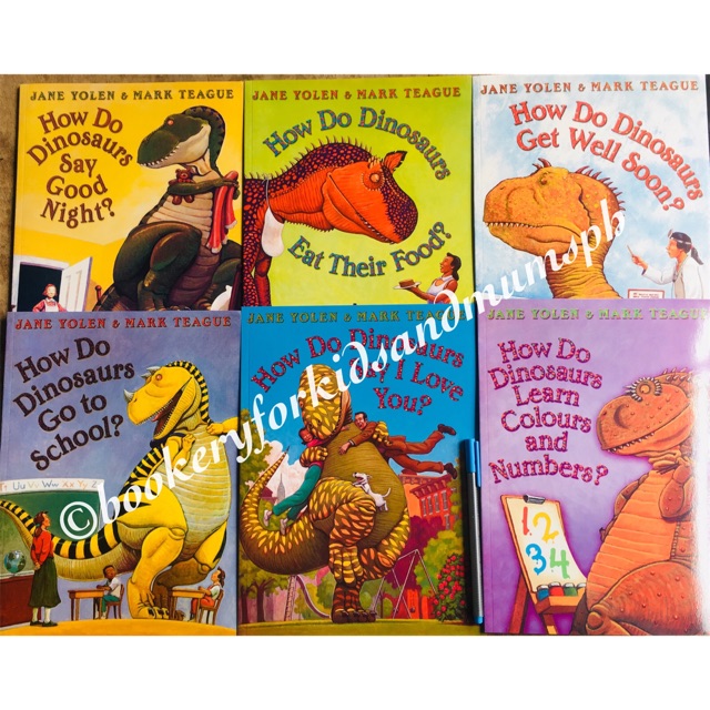 How Do Dinosaurs Book Series (brand new softcover books) | Shopee ...