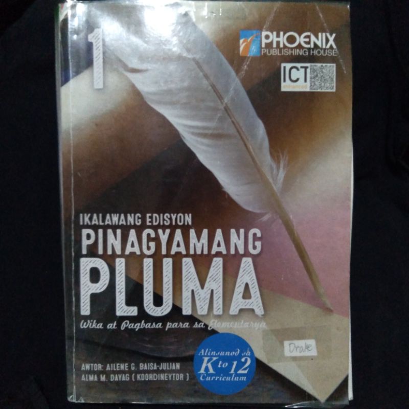 Pinagyamang Pluma: Wika at Pagbasa para sa Elementarya 1 | Shopee ... Pinagyamang Pluma: Wika at Pagbasa para sa Elementarya 1 | Shopee ...
