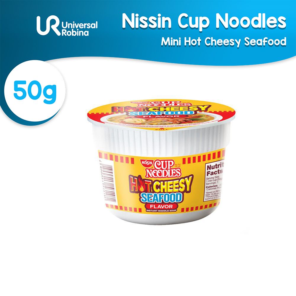 Nissin Cup Noodles Mini Hot Cheesy Seafood | Shopee Philippines