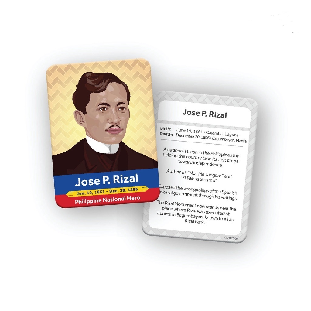 JOYTOY - Philippine Heroes Flash Cards | Shopee Philippines