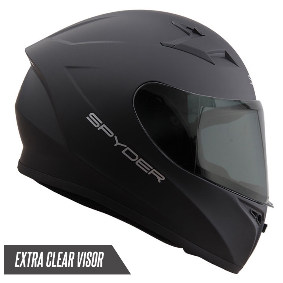Spyder Full-face Helmet Phoenix 2.0 Series 6 and Plain S0 (FREE Clear ...