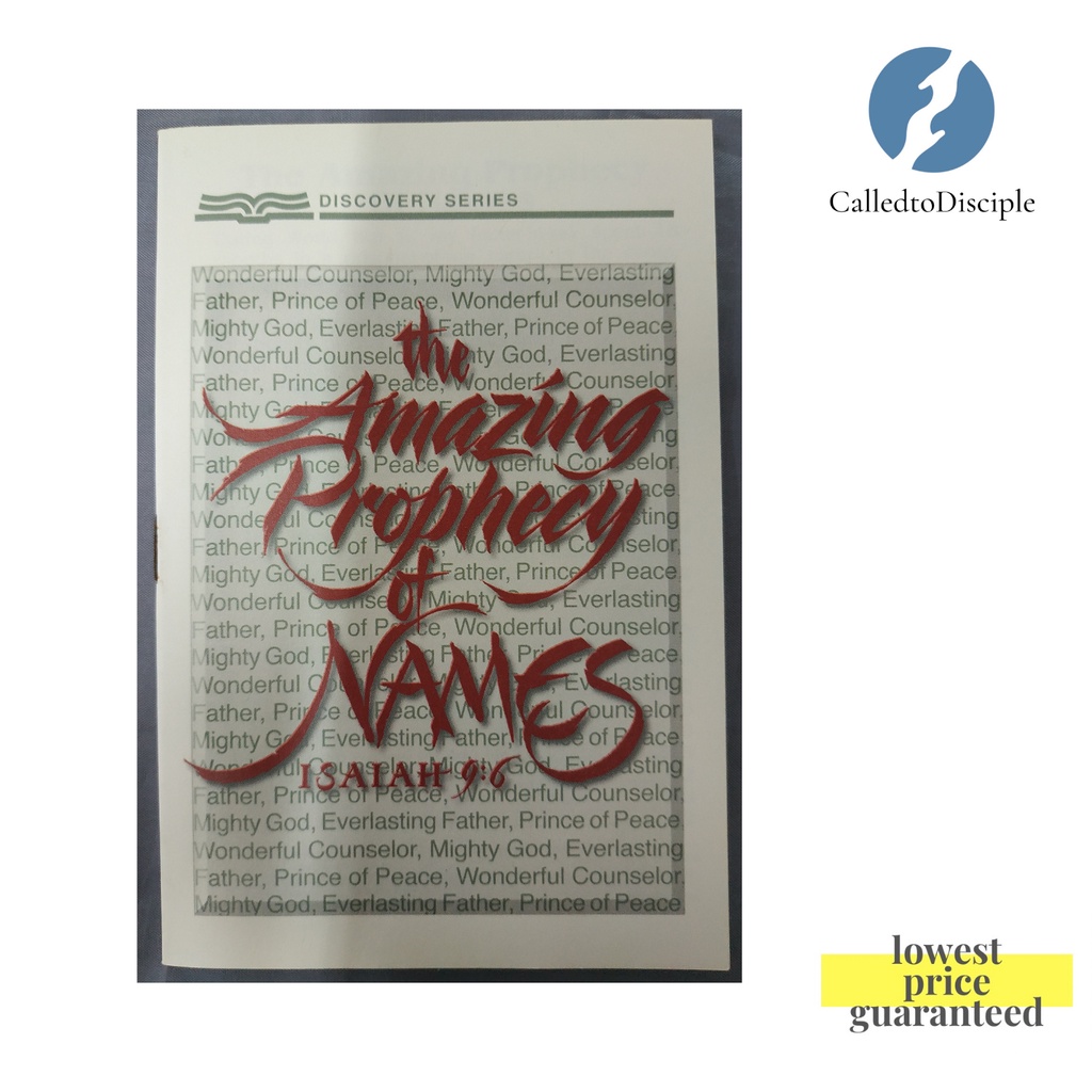 The Amazing Prophecy of Names Isaiah 9:6 (Discovery Series) from the ...