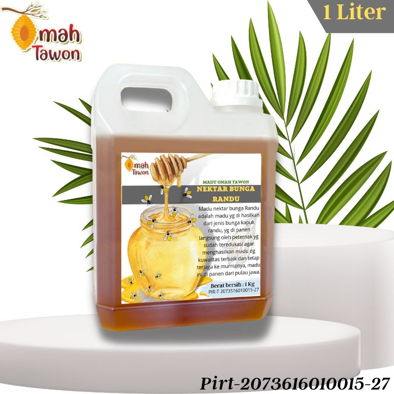 Pure Honey Omah Wasp Honey 1 Liter Flower Nextar Honey | Shopee Philippines
