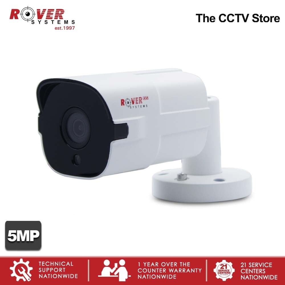Rover Systems 5.0MP XVI Dual Light Bullet Outdoor CCTV Camera (Metal ...