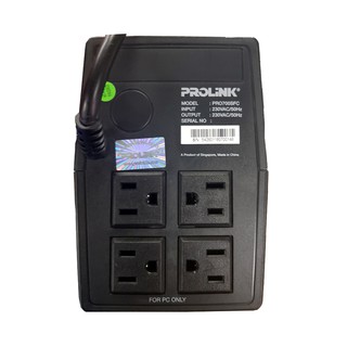 Prolink Pro700Sfc 650Va Ups Super Fast Charging Line Interactive With ...