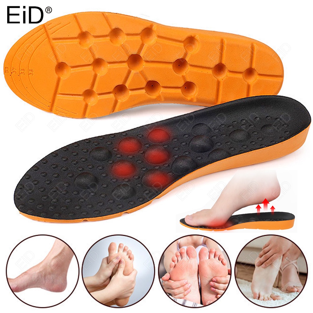 Massage insoles foot acupressure for shoes sport insoles shock ...